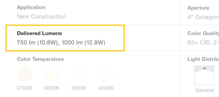 Lumens, Delivered - DMF Lighting