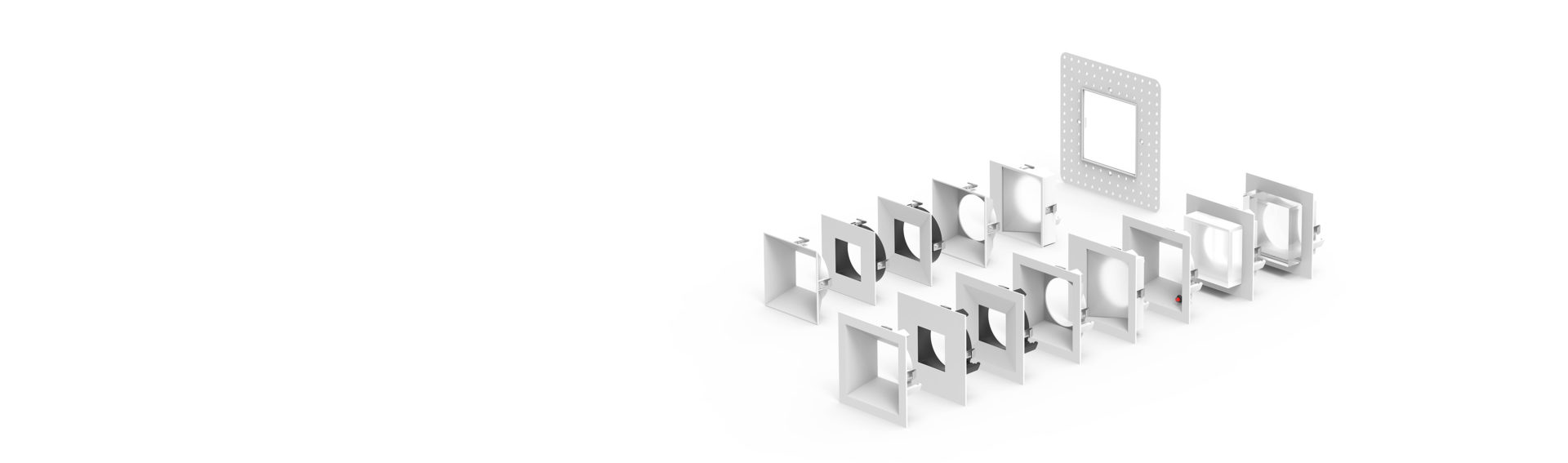 SquareFrame Trims | DMF Lighting