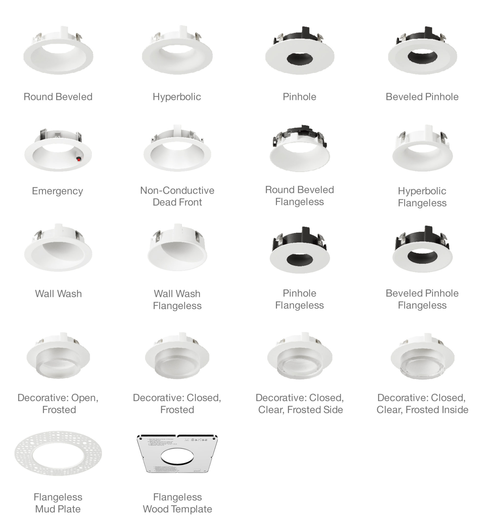 M Series Options - DMF Lighting